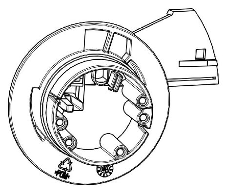 OEM Plastic Injection Production Plastic Molded Products POM Rotor Hub