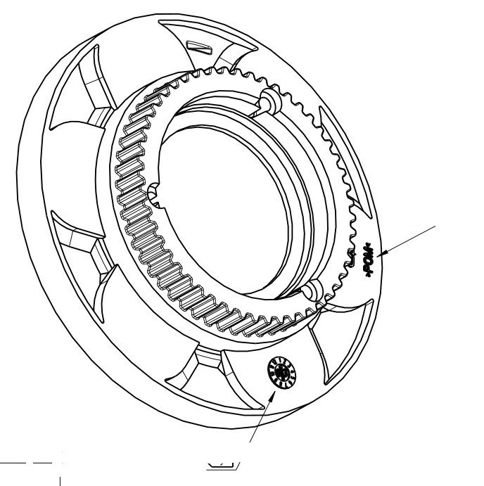 Coin Rotor Plastic Injection Mould Injection Molded Plastic Parts 2 Cavity