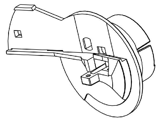 OEM Plastic Injection Production Plastic Molded Products POM Rotor Hub