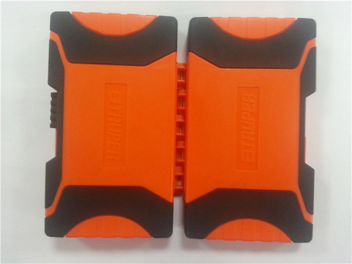 Portable Low Volume Custom Plastic Moulding Orange Toolbox Comfortable Handle